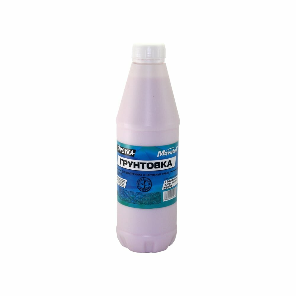 Грунт Movatex Stroyka для наружных и внутренних работ, 1 л Т31706