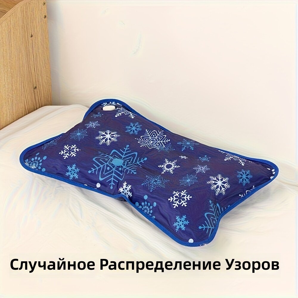 Летняя охлаждающая водяная подушка для расслабления мышц и сна, темно-синяя
