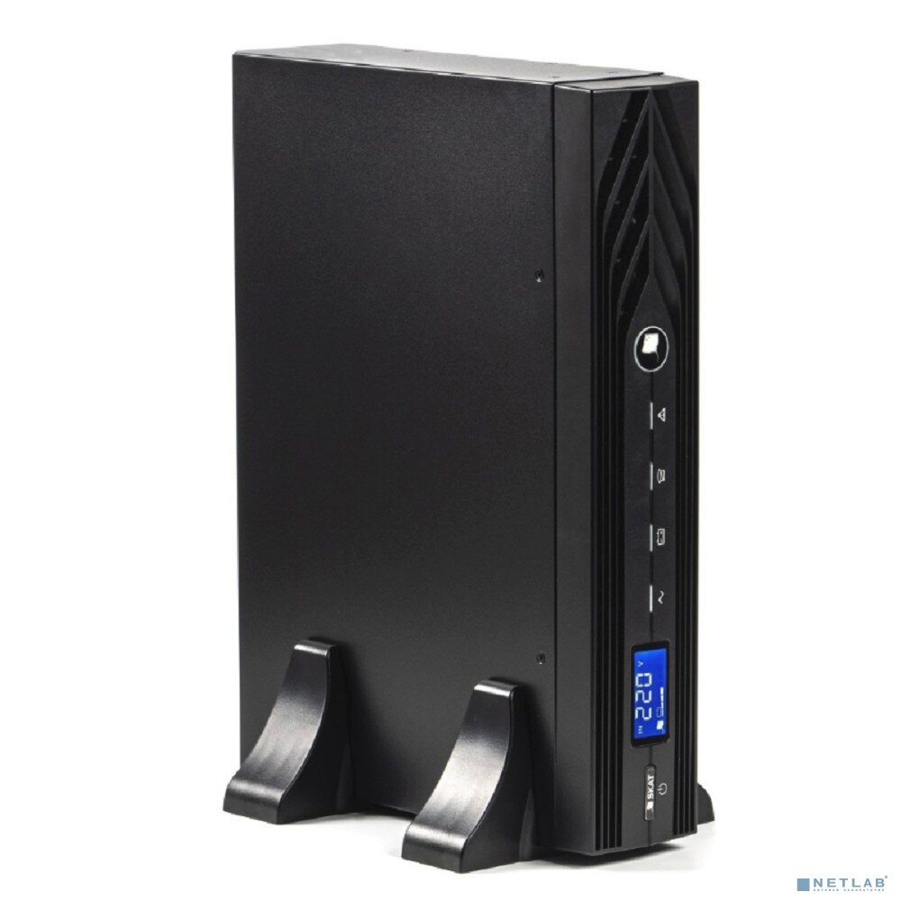 ИБП Бастион SKAT-UPS 1500-RACK-ON-E {Online, 1500ВА/1350Вт, стойка/на пол, 8x C13, SNMP/USB/RS-232/EPO, без АКБ (3 шт 40-120 Ач, или 4 шт SKAT BC 36/18), МПТ} (9905)