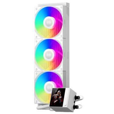 Кулер DC360 Pro ARGB Display White — фото 1