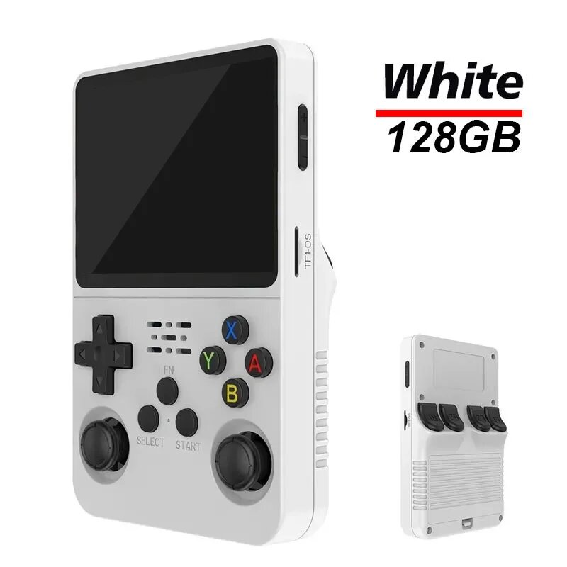 Портативная игровая консоль R36S White 128GB