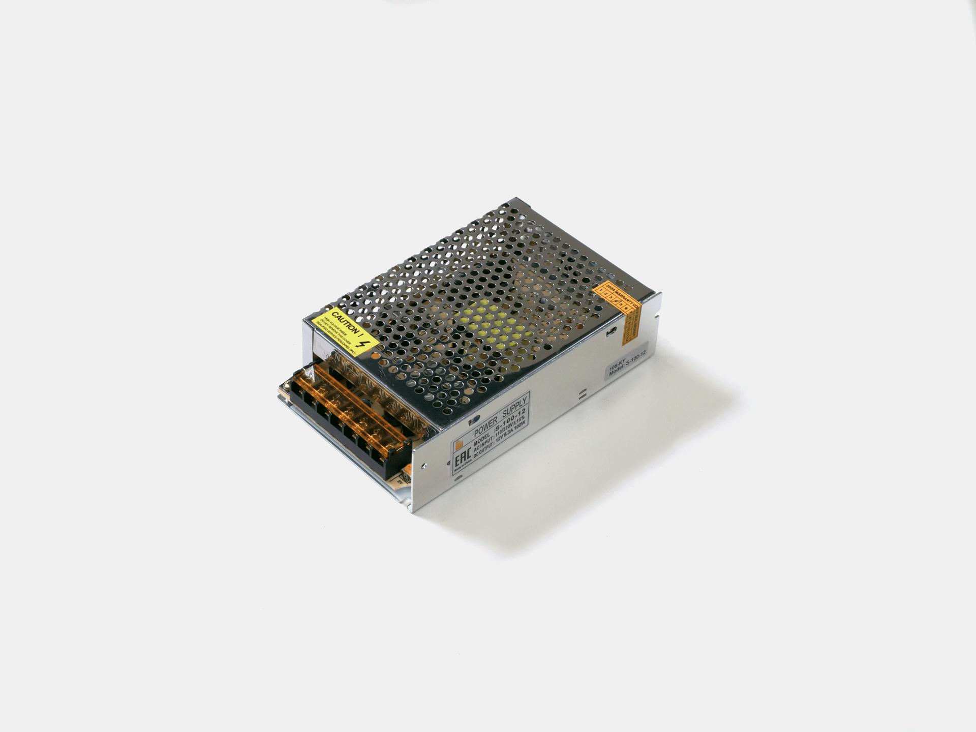 Блоки питания сетка, 100 W, 12V, S-100-12
