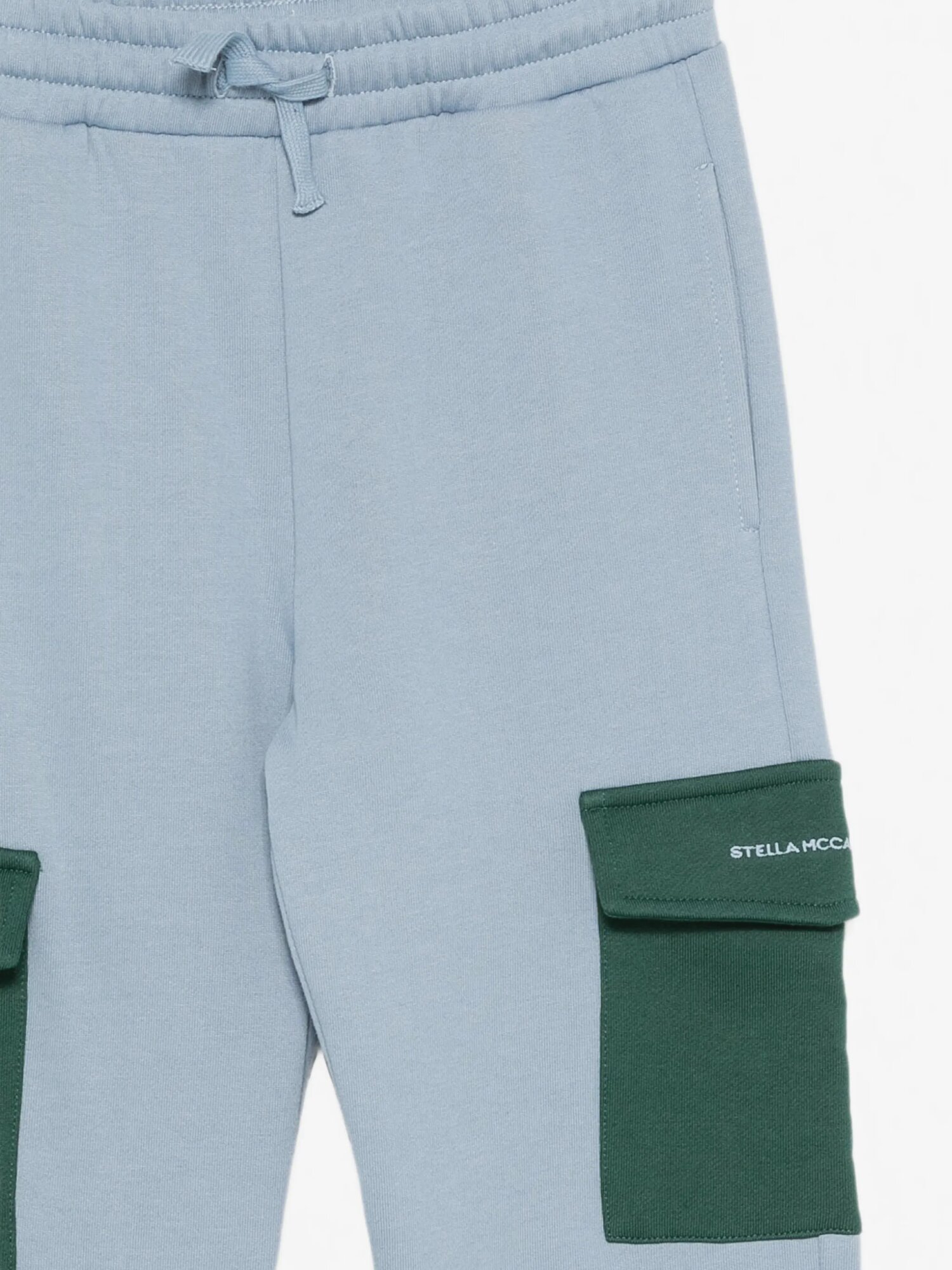 Брюки Stella McCartney Cargo-pockets track pants, размер 128-140, синий — фото 1