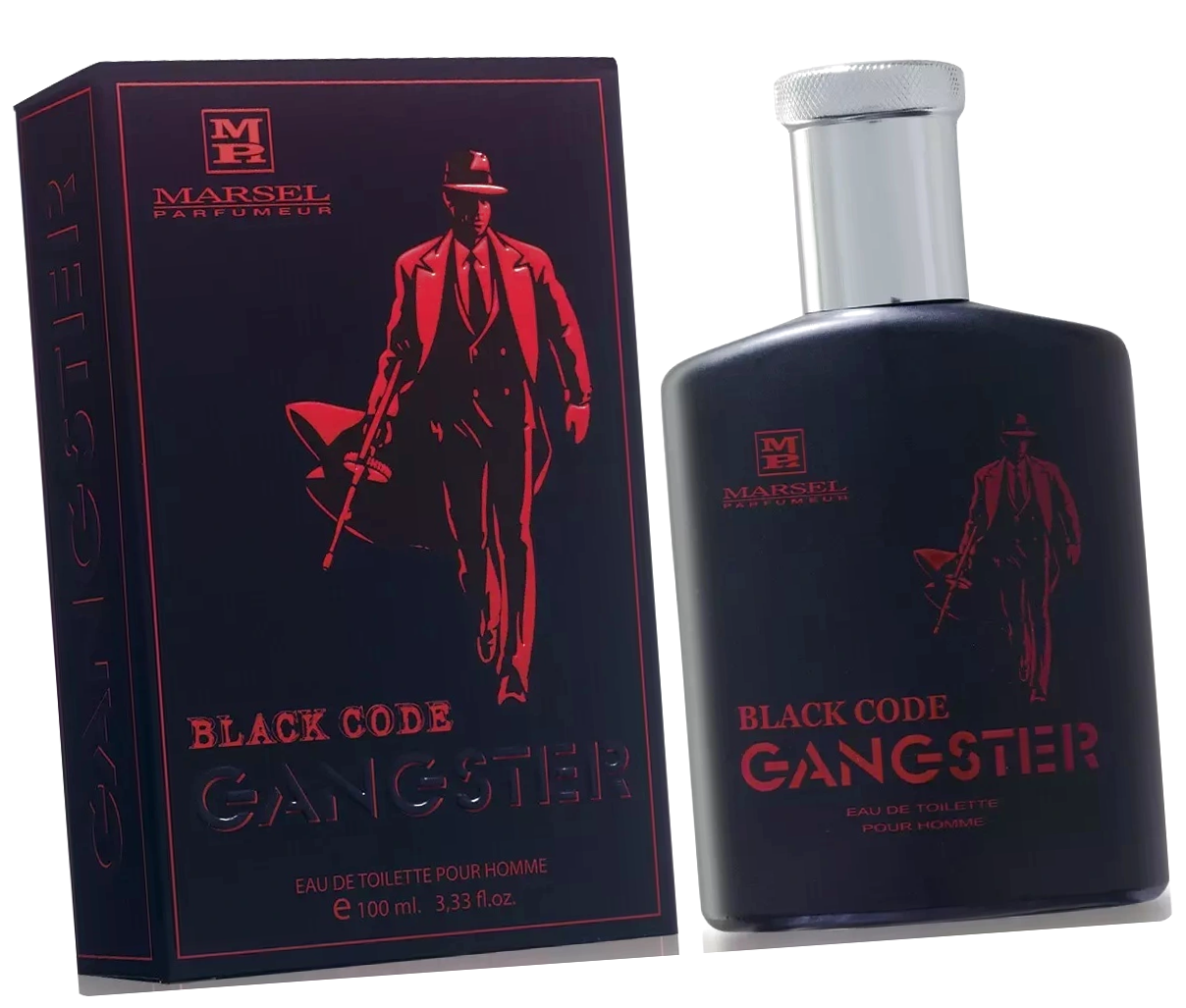 Туалетная вода Марсель Гангстер Черный Код для мужчин 100 мл - Marsel Gangster Black Code