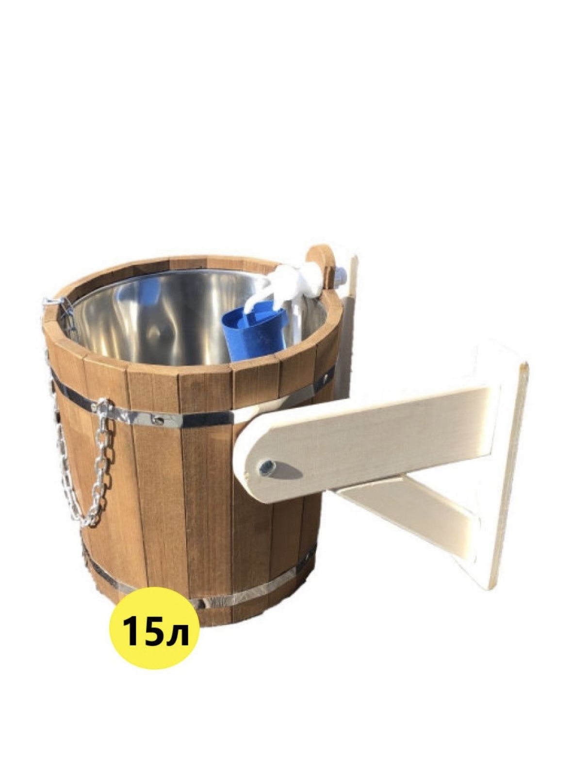 WoodGoods Бондарное изделие для бани Ведро для бани, 15 л
