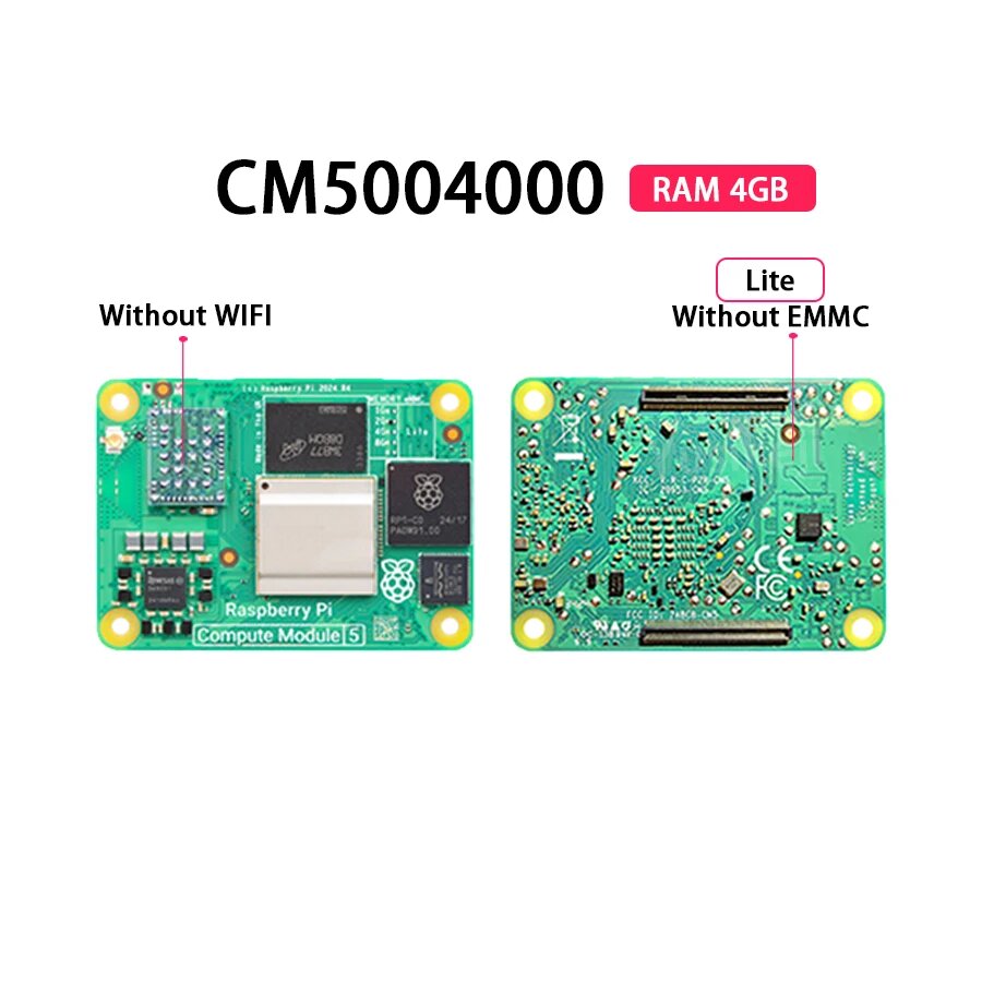 Расширение платы Raspberry Pi CM5 CM5004000