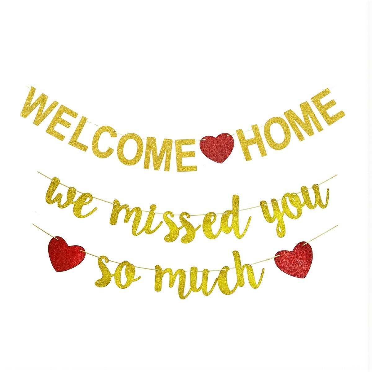 Золотой блестящий баннер Welcome home для встречи дома свадьбы дня рождения домашнего праздника декор интерьера, Золотой набор