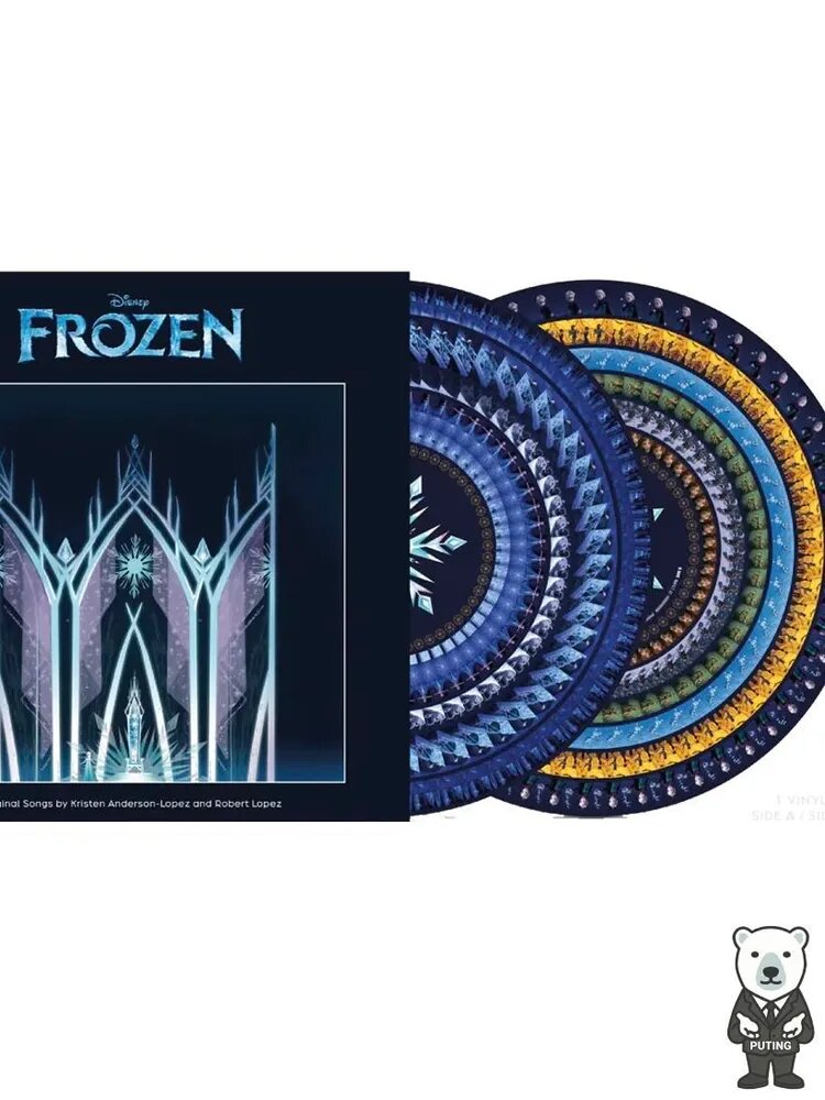 Oграниченное издание винилового пикче the songs limited Frozen Soundtrack Zoetrope LP