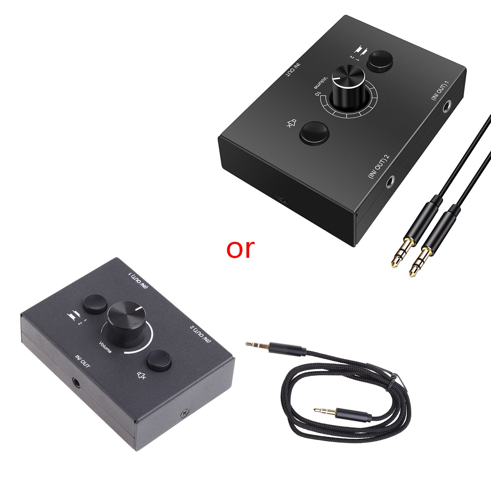 Силиконовый чехол для кейса наушников, 3,5-мм переключатель audio switcher AC014, 1 шт
