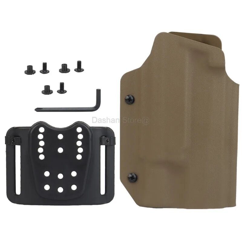 Тактическая кобура Kydex для Glock с фонариком Holster SIG Tan