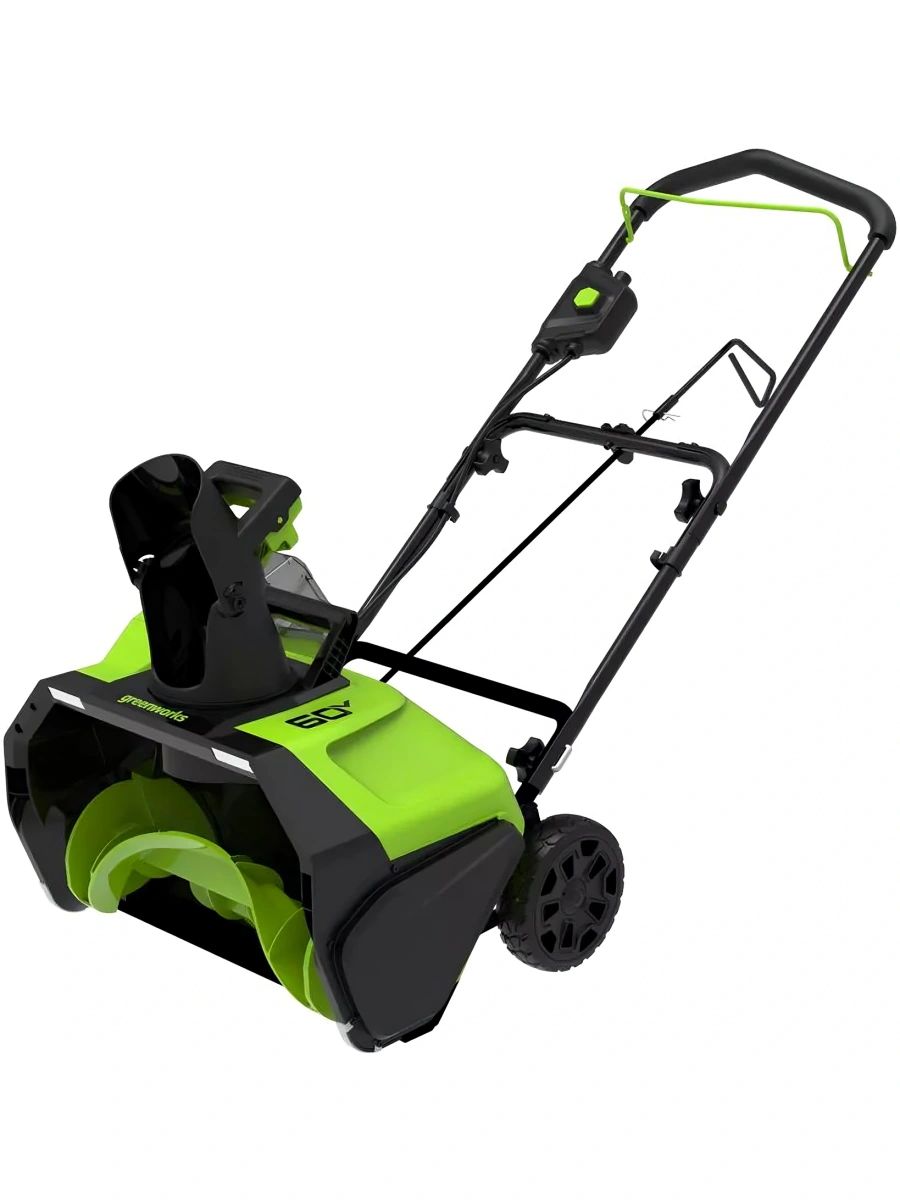Снегоуборщик GREENWORKS 2600807, аккумуляторный, без АКБ, без ЗУ