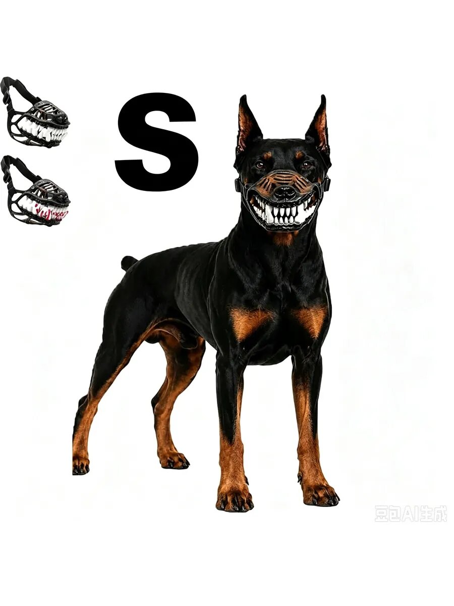 Маска-намордник Hell Hound Dog, страшный костюм для