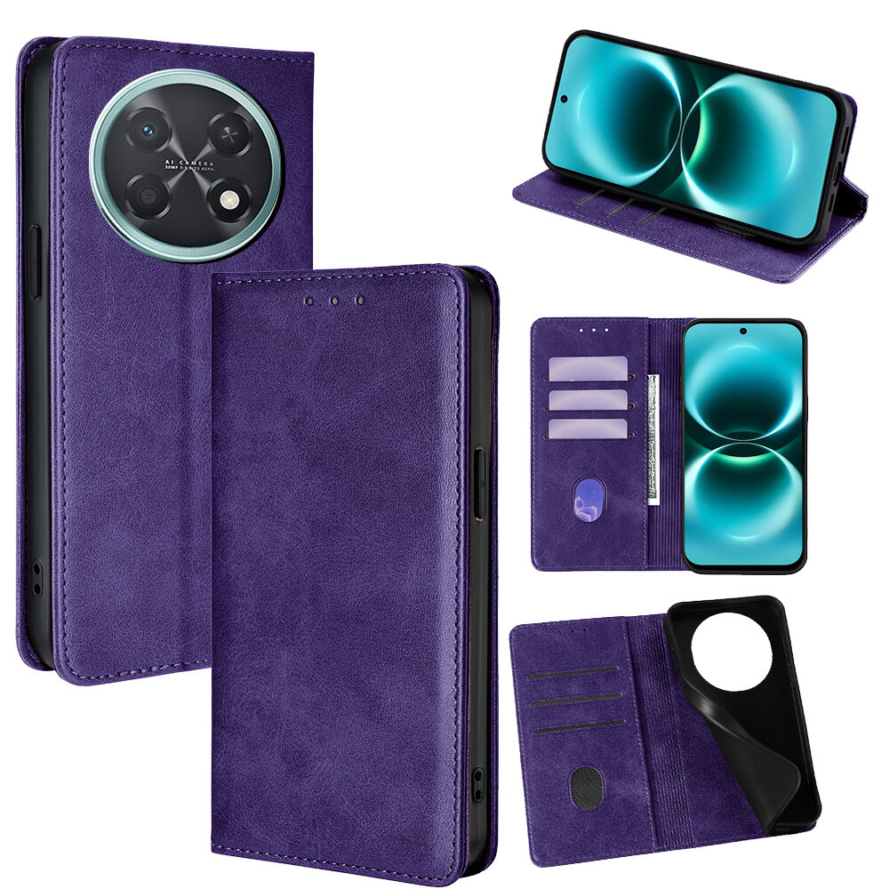 Чехол книжка case на Huawei Nova 15 Max / Хуавей Нова 15 Макс (фиолетовая)