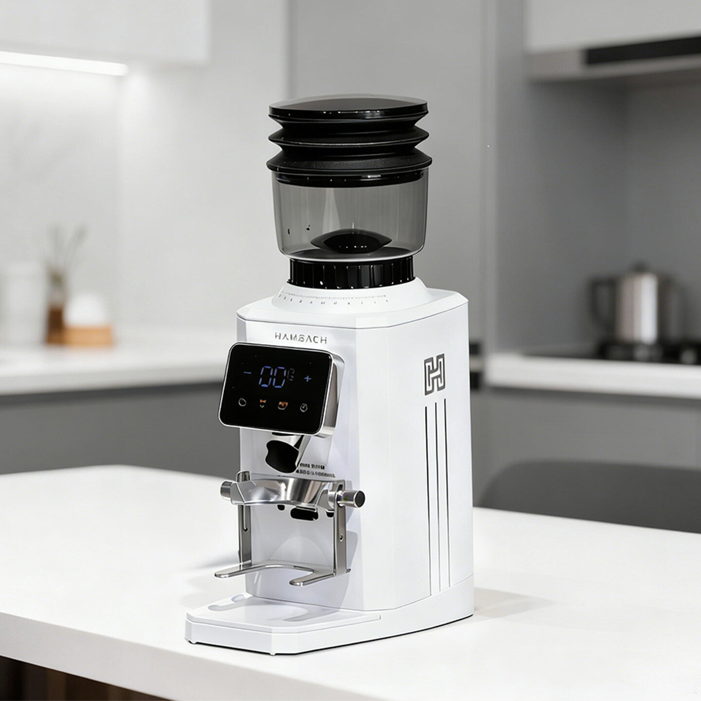 Миниатюрная автоматическая кофемолка для дома HAMBACH DR8213 с диском для помола
