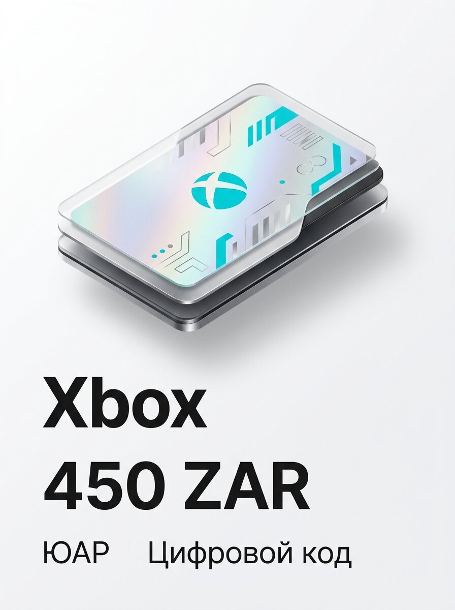 Подарочная карта Xbox ZAR 450 для Xbox Series XIS, электронный ключ, регион ЮАР