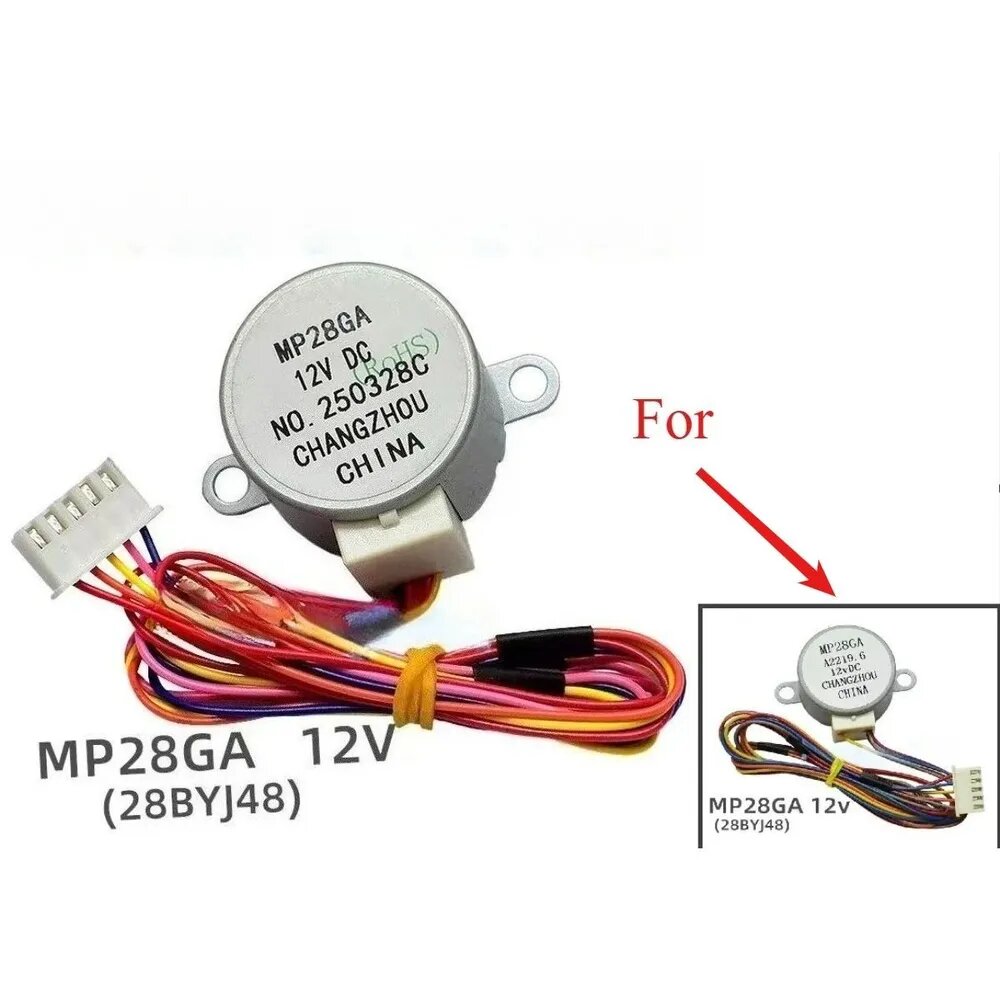 MP28GA 12 В постоянного тока для Mitsubishi Air conditioning step motor запчасти для ремонта поворотной вентиляции