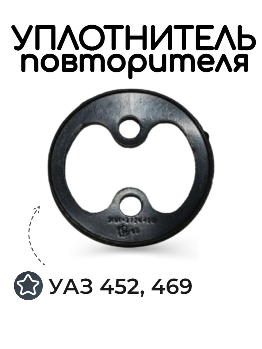 Уплотнитель повторителя УАЗ Буханка, Хантер, 469 фонаря (фары)