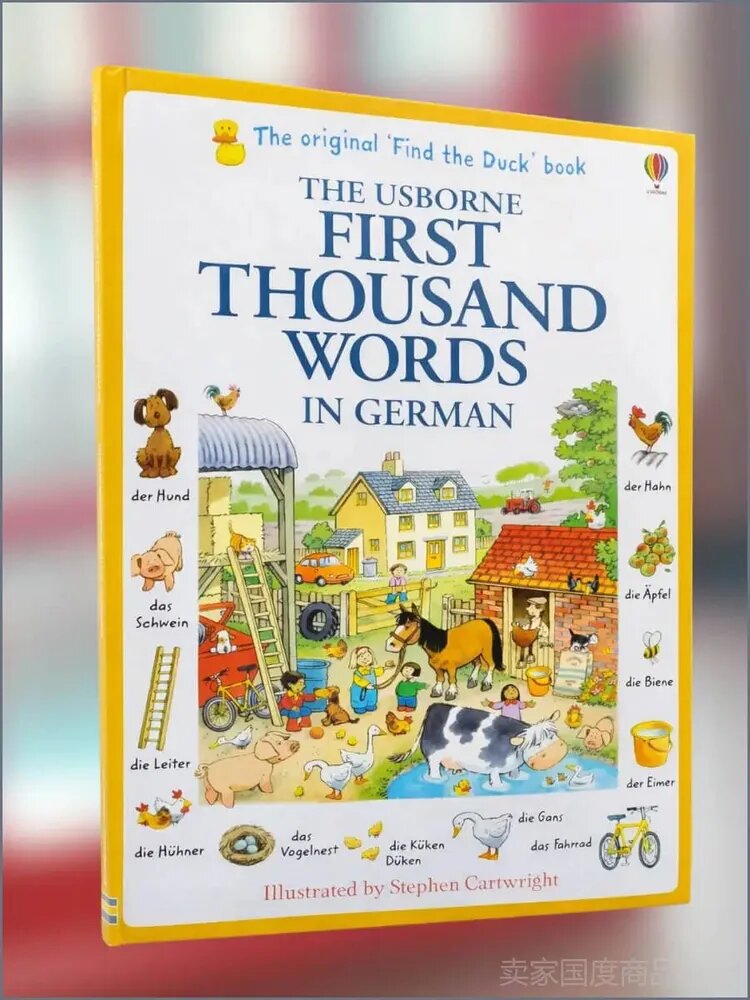The Usborne First Thousand Words in German словарь немецких слов в картинках для детей с 5 лет Эмери Хизер | Эмери Хизер