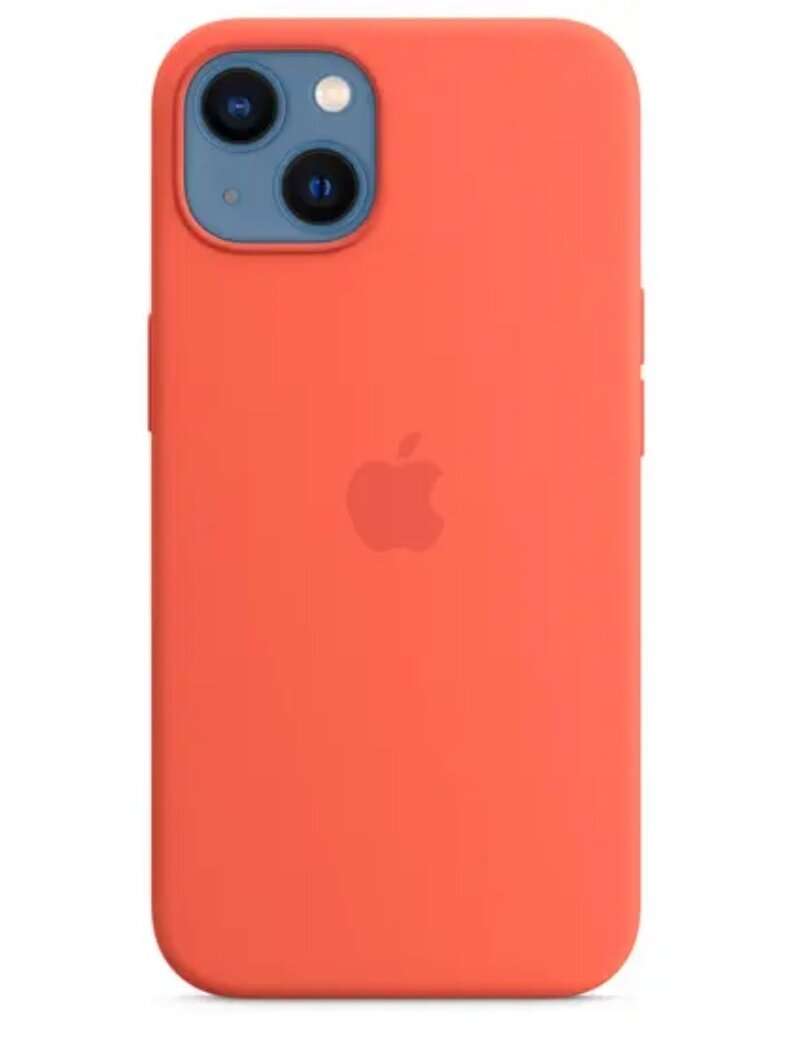 Силиконовый защитный чехол MagSafe для Apple iPhone 13-абрикосового цвета
