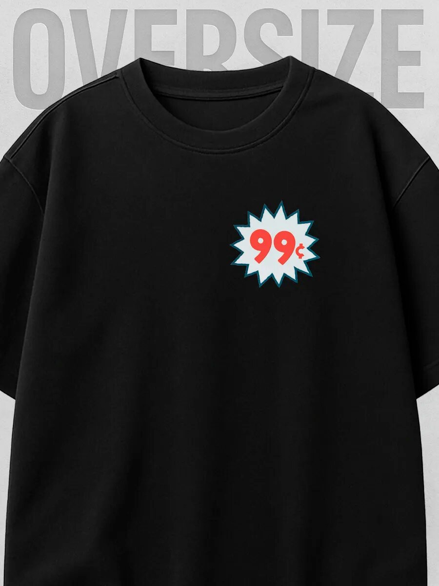 Футболка PRINTSHOT, 1 шт., размер 2XL, черный