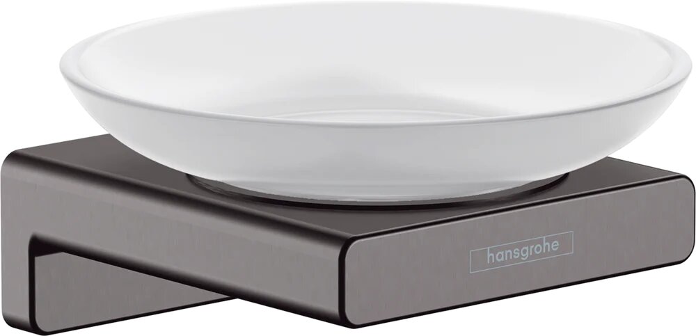 Мыльница Hansgrohe AddStoris 41746340 настенная, стеклянная