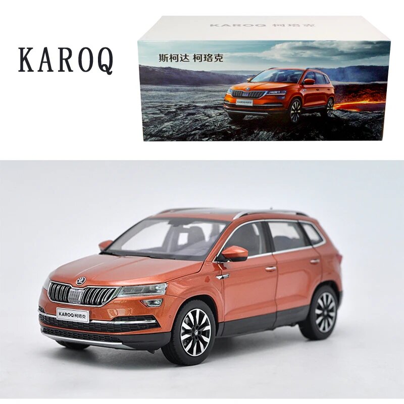 Модель автомобиля Skoda Karoq WELLY 1:18 металл