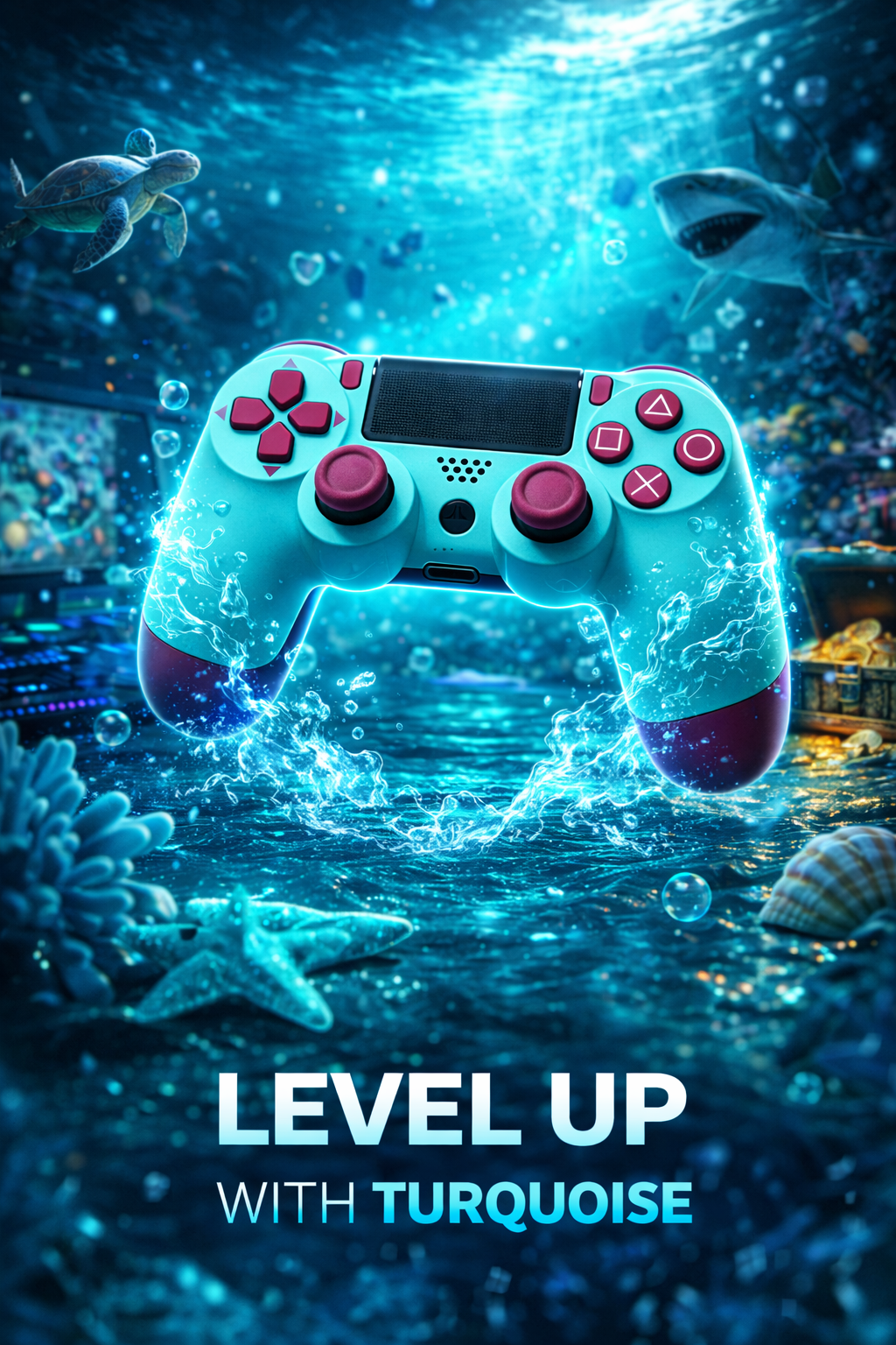 Геймпад джойстик для PS4, телефона и ПК, беспроводной, сенсорный пад