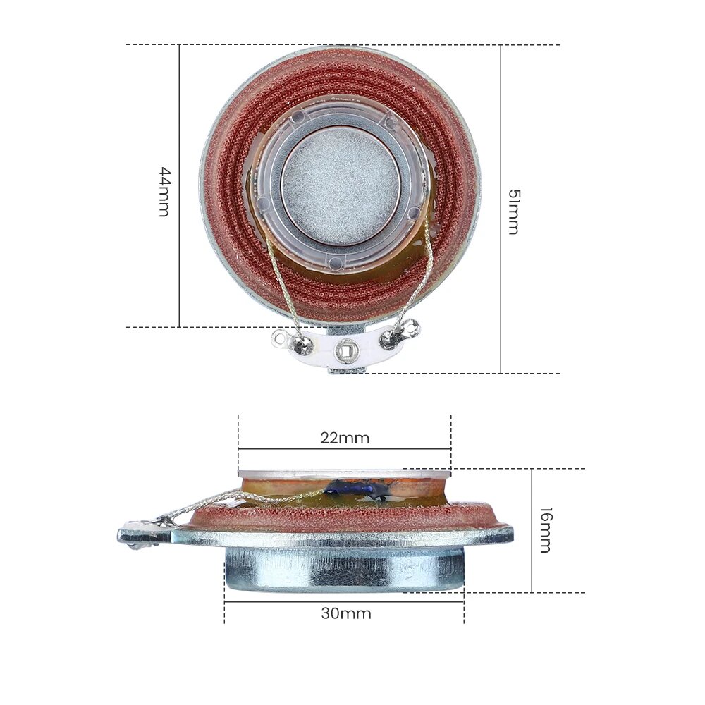 AIYIMA динамики 2 шт. 35/44 мм для домашнего кинотеатра 44mm 4Ohm 15W