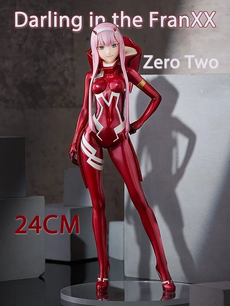 Аниме фигурка Darling in the FranXX Zero Two Костюм пилота 24cm