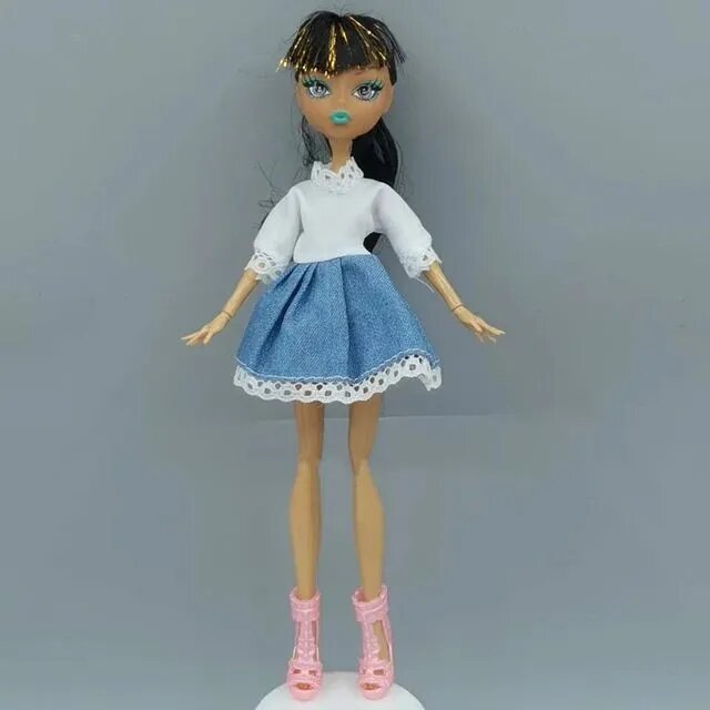Monster High Кукла Кэти Нуар с подвижными суставами 27cm, модная игрушка для девочек, подарок на Хэллоуин