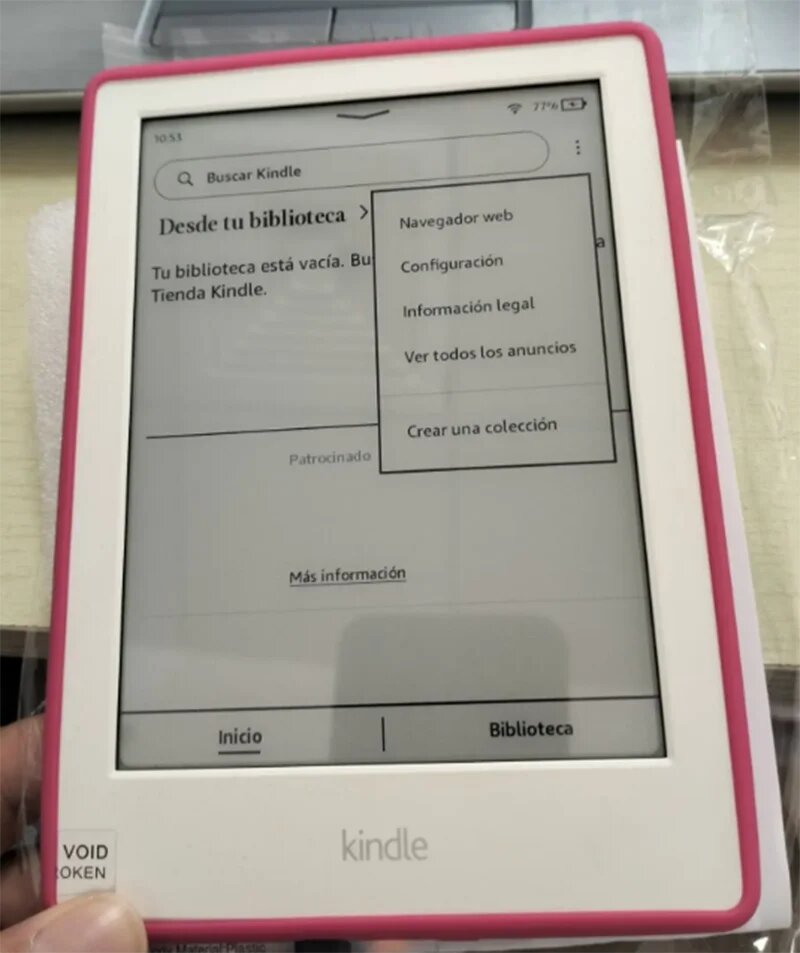 Оригинальная электронная книга Kindle 8th Kindle 6th 7th, используемая электронная книга Kindle 6 7 8 считывателем сенсорного экрана без подсветки E-ink 6-дюймовый чернильный экран