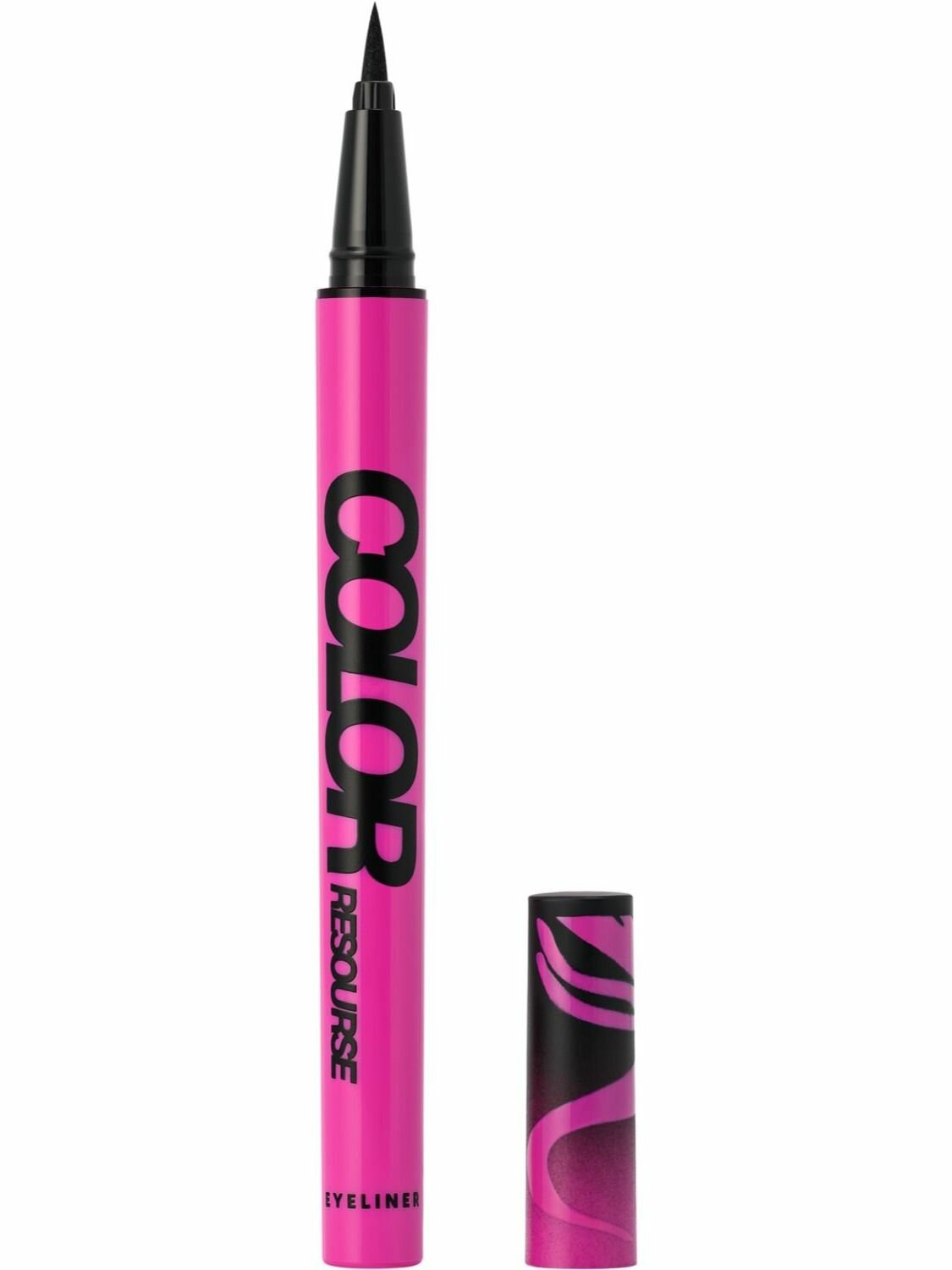 Love Generation Подводка фломастер для глаз 01 Черный Color resourse стойкий лайнер, насыщенный цвет, фетровый аппликатор, 0,6 мл