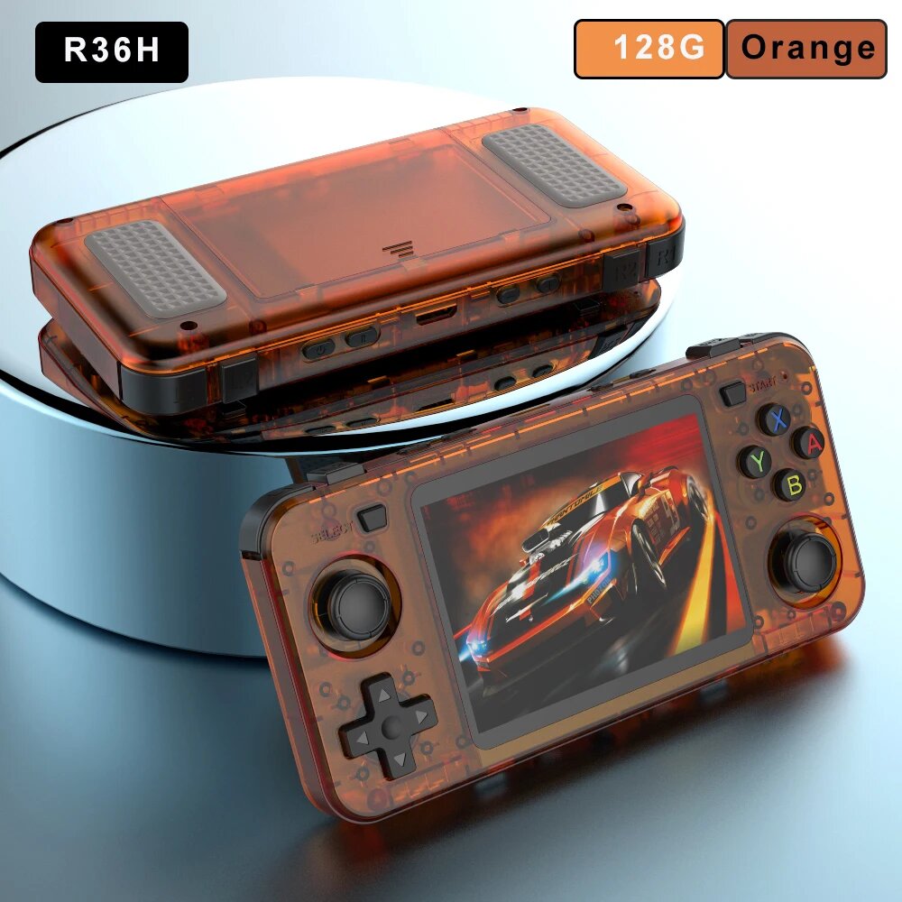 Портативная игровая консоль BOYHOM R36H Orange 128G
