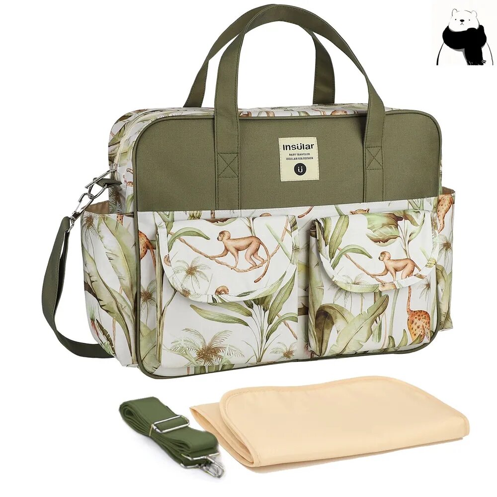 Diaper bag Сумка органайзер для коляски и мамы с термокарманами