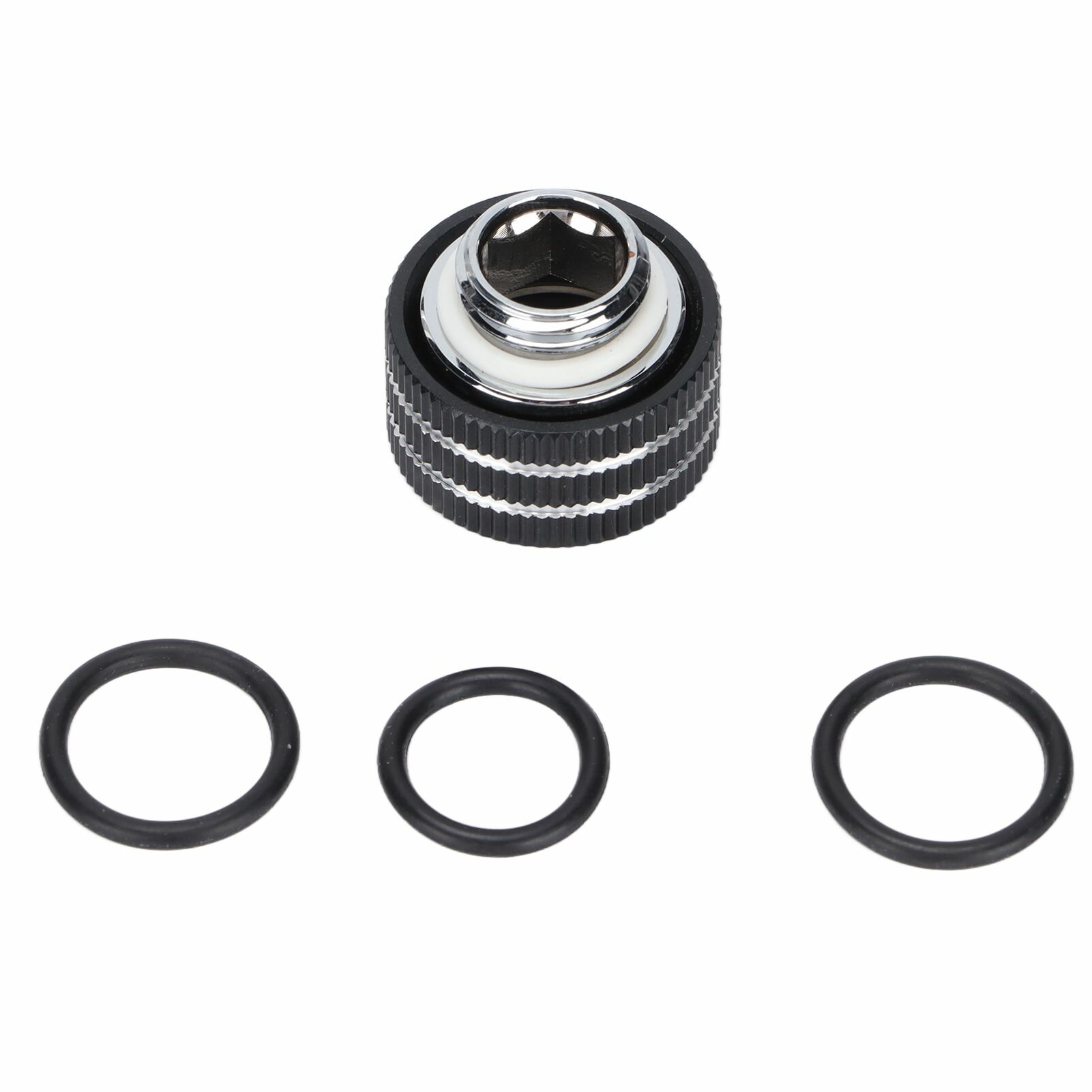 Компрессионный фитинг 14 мм G1/4" (черный)