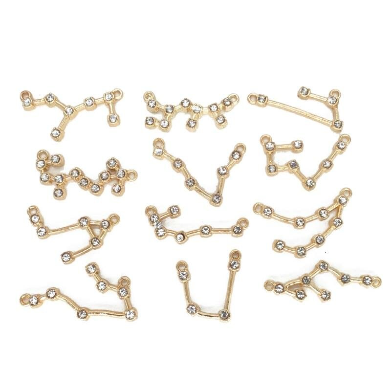 12 подвесок-зодиакальных знаков, Золото - 3