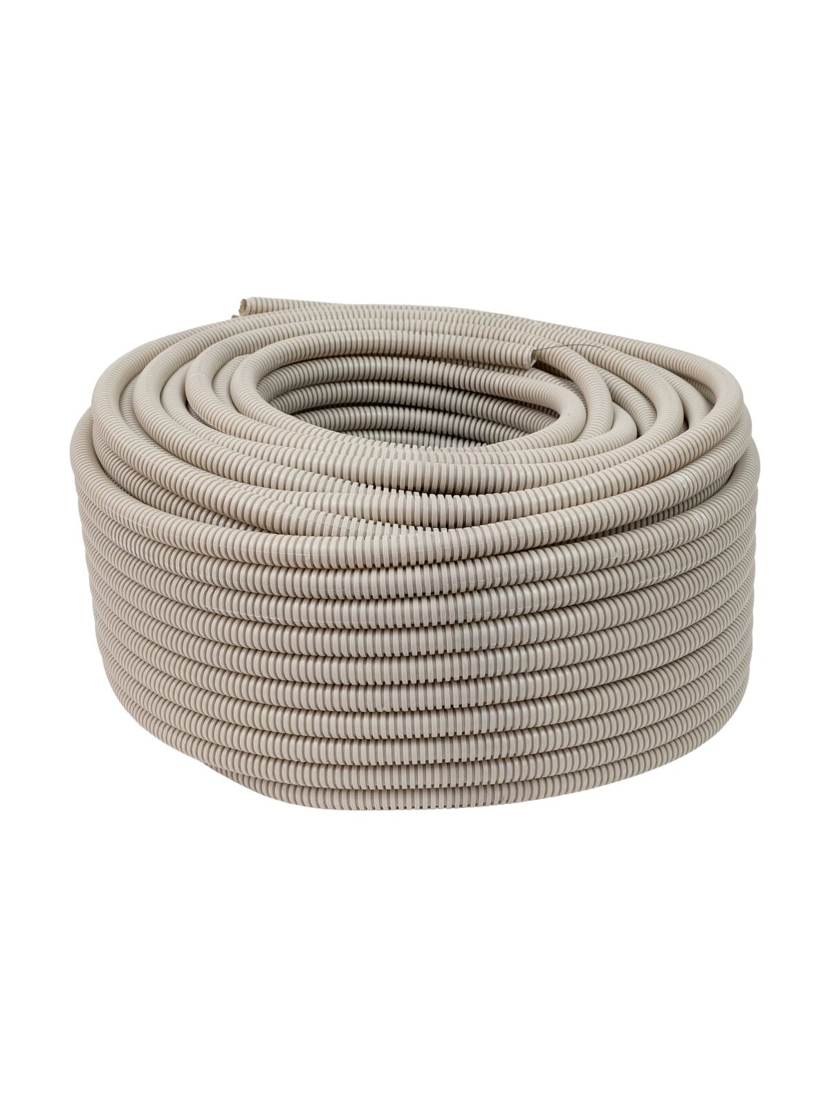 Гофрированная труба ПВХ Gigant легкая серая D20 с зондом 100м 10120-100GI