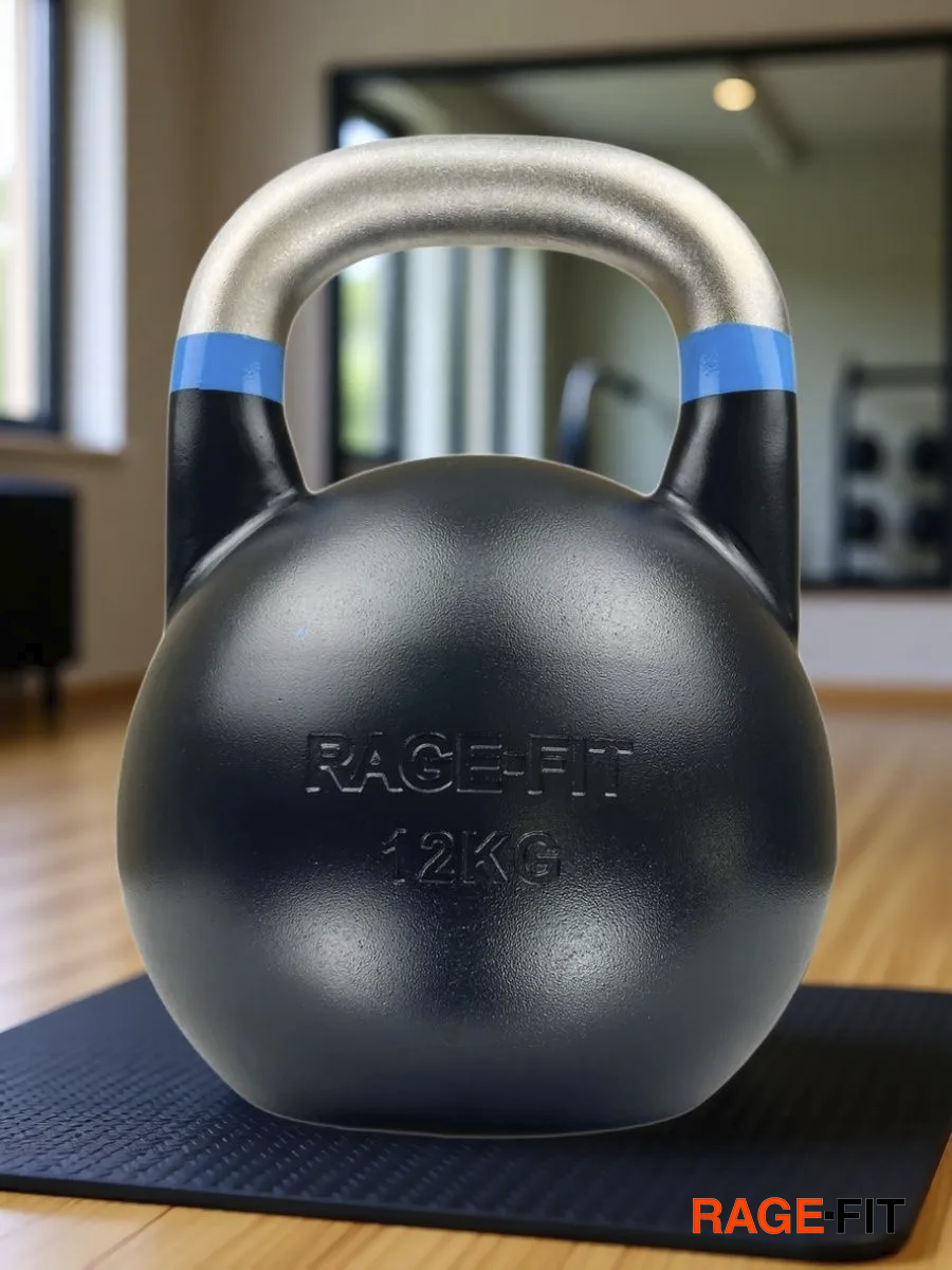 Гиря соревновательная, черная 12 кг RAGE-FIT PX-DB085-12kg