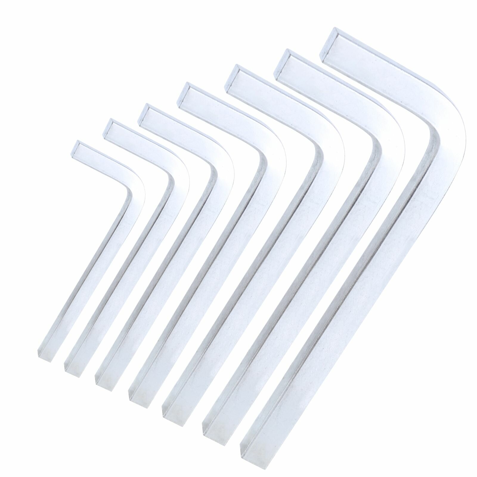 7шт изогнутый ключ прочная сталь квадратная головка удлиненные ключи