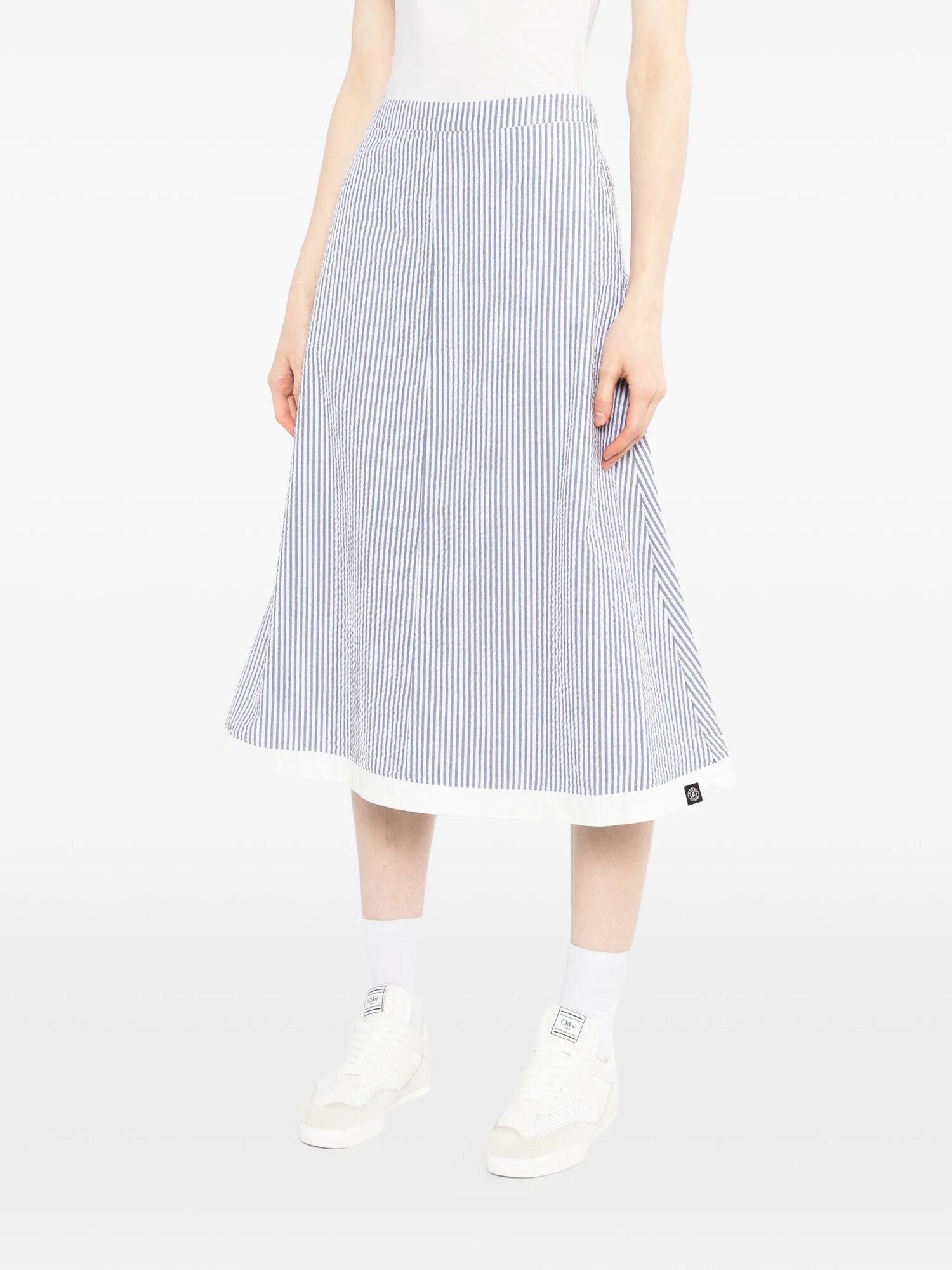 Юбка SPORT b. Striped midi skirt, размер 38 — фото 1