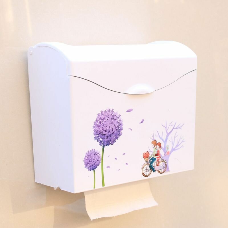 Коробка для туалетной бумаги, водонепроницаемая квадратная коробка для туалетной бумаги без сверления, домашний диспенсер для рулонной бумаги, коробка для туалетной бумаги