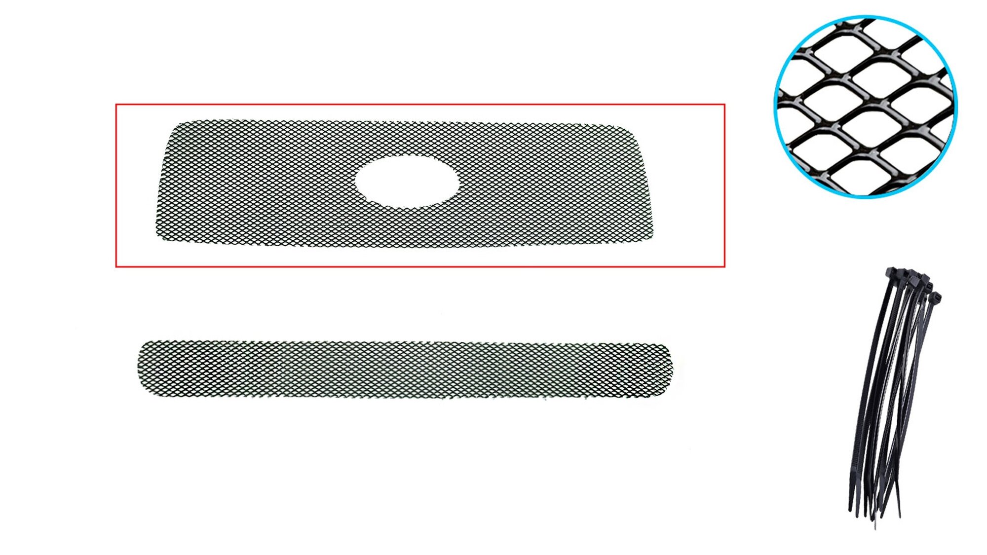 Защитная сетка радиатора для SUBARU FORESTER 2002-2005 (II), верх, 1шт