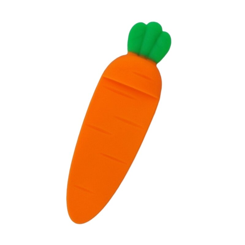 Морковные Закладки Креативные Закладки Забавные Маркеры Страниц Силиконовые Закладки Декоративные Закладки для Книголюбов