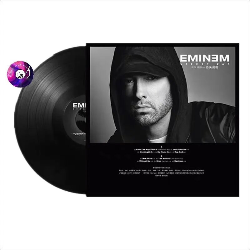 Виниловая пластинка Eminem Street Rap Hiphop LP 12" Зарубежные композиторы