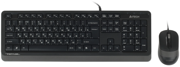 Проводная клавиатура + мышь A4Tech Fstyler F1010 Черный