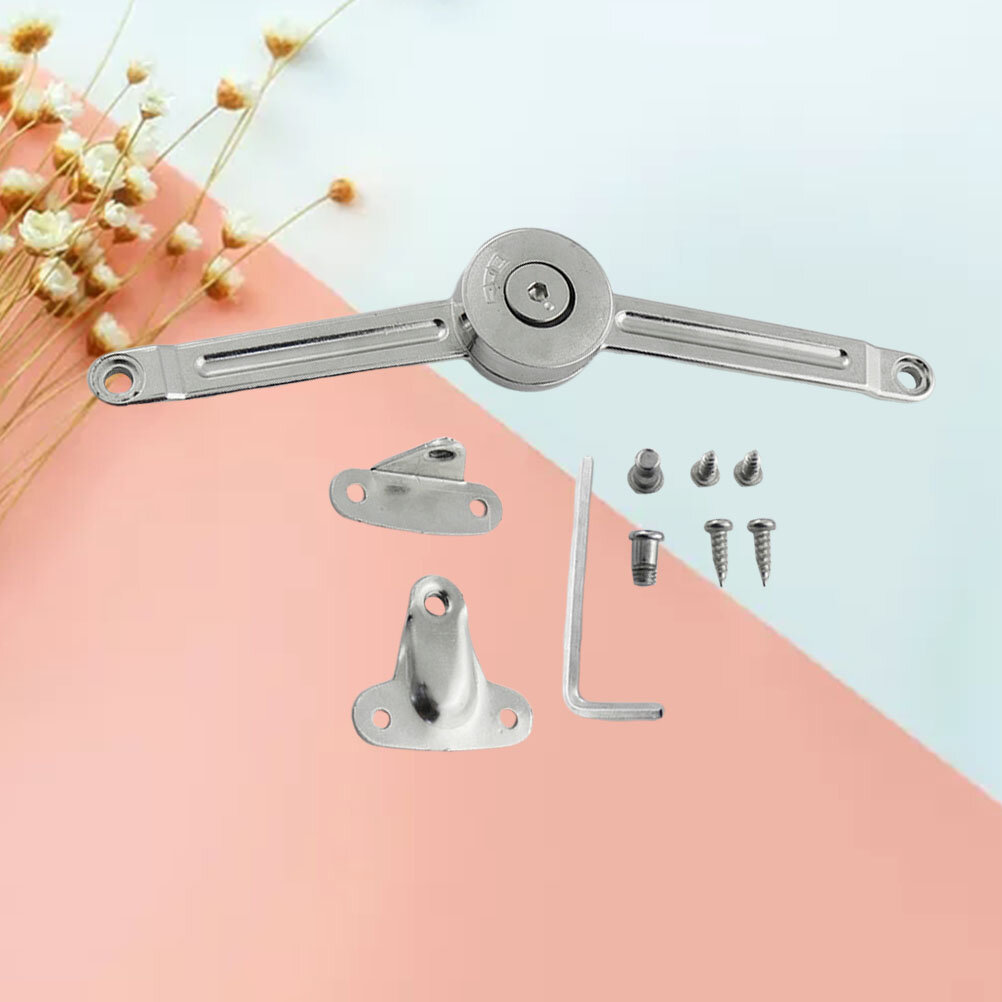 Ограничитель открывания шкафа из цинкового сплава, серебристый — опорная штанга для мебели, легко устанавливается