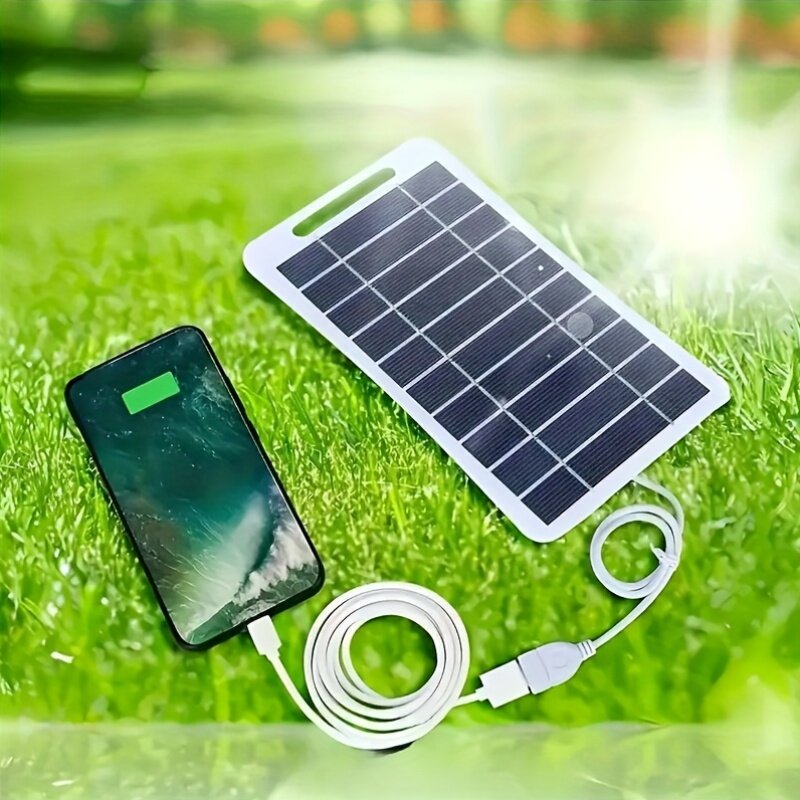 Портативное солнечное зарядное USB устройство с магнитом, влагозащищённое, для кемпинга и путешествий