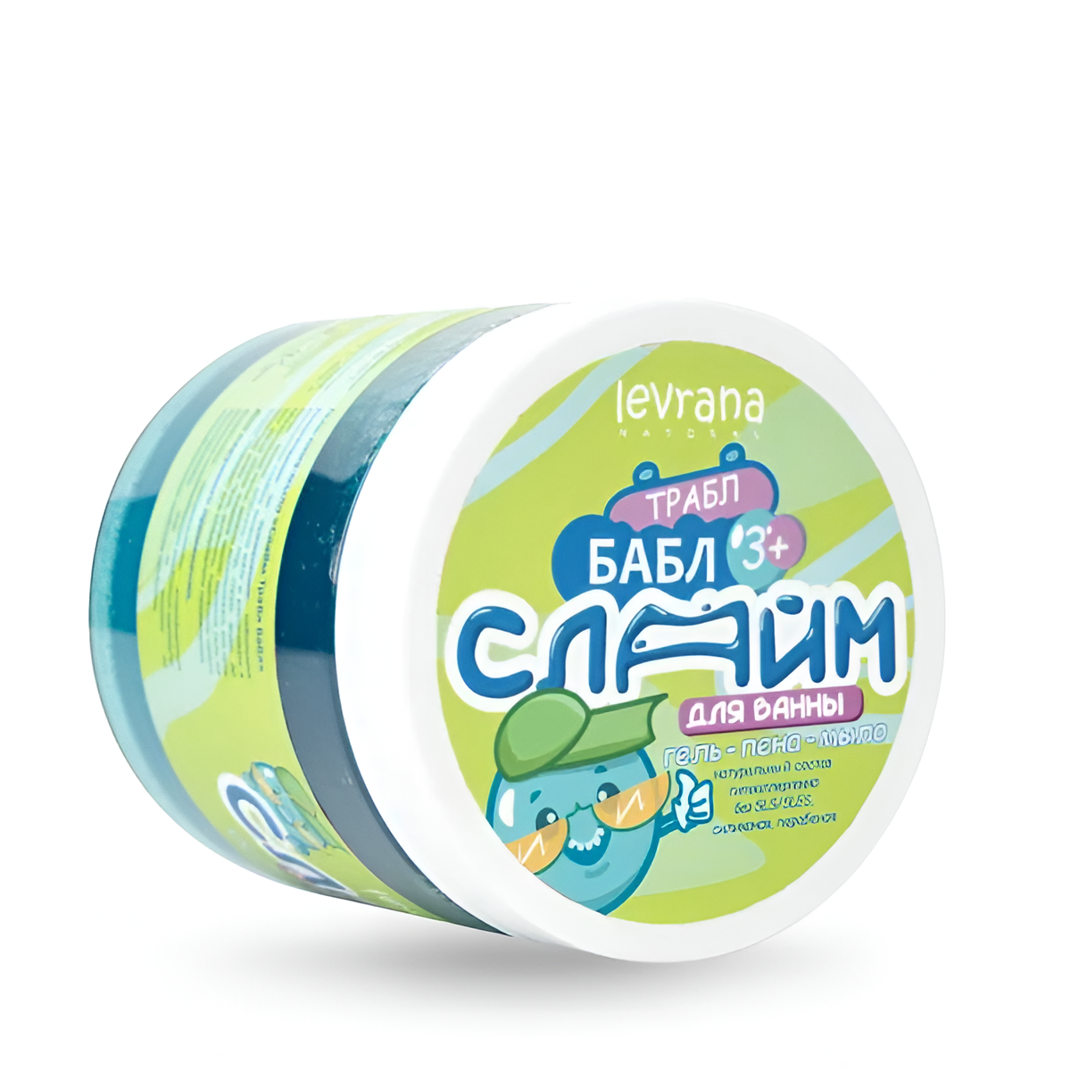 Levrana Пена-слайм для ванны детская для купания Трабл бабл, 500 мл