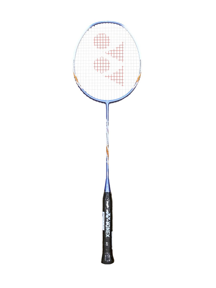 Ракетка для бадминтона Yonex Nanoflare 8S с натяжкой, White/Purple, 4U/5G