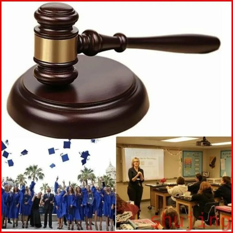 Судейский молоток из бука, подарок судье, Молоток судейский деревянный